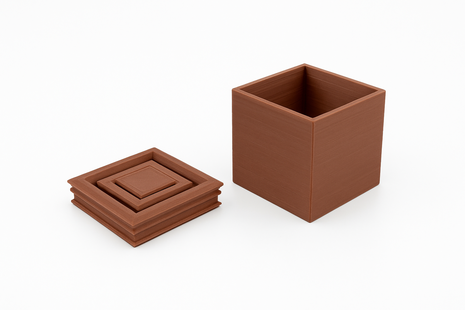 3D printed Storage box w/ Top – Suvila Designs